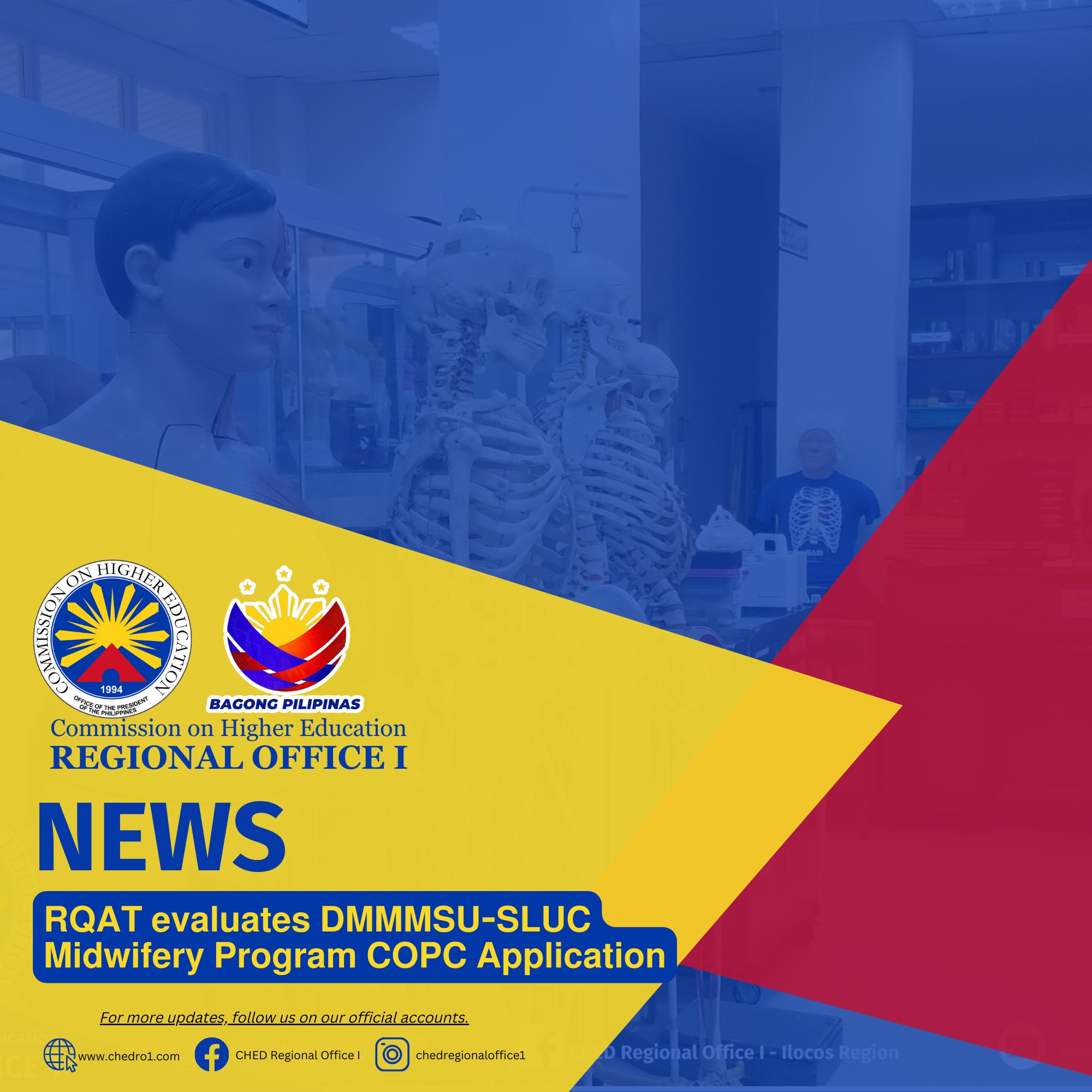 RQAT evaluates DMMMSU-SLUC Midwifery Program COPC Application - CHED ...