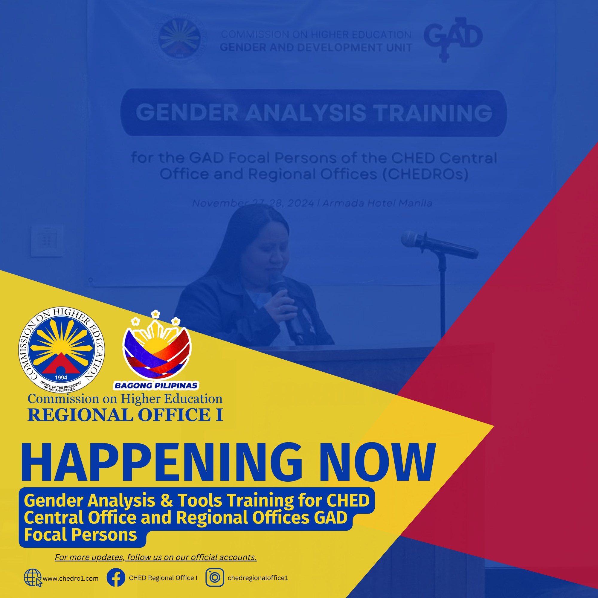 Gender Analysis and Tools Training for CHED Central Office and Regional ...