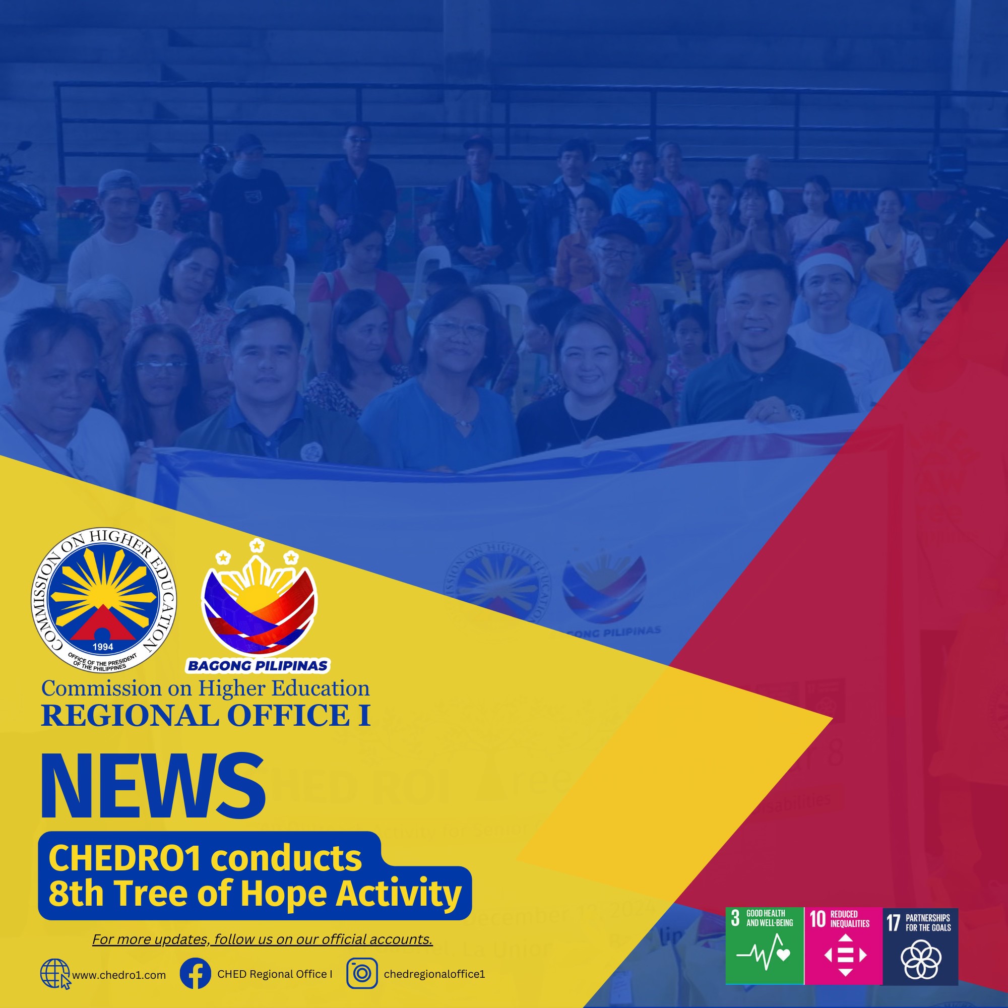 CHED share gifts to PWDs, Senior Citizens in Tree of Hope Project Year ...