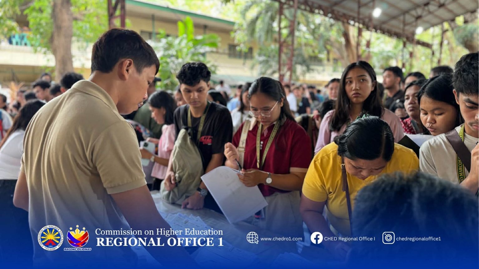 CHED ROI UniFAST team distributes stipends to the 1,068 Tulong Dunong ...